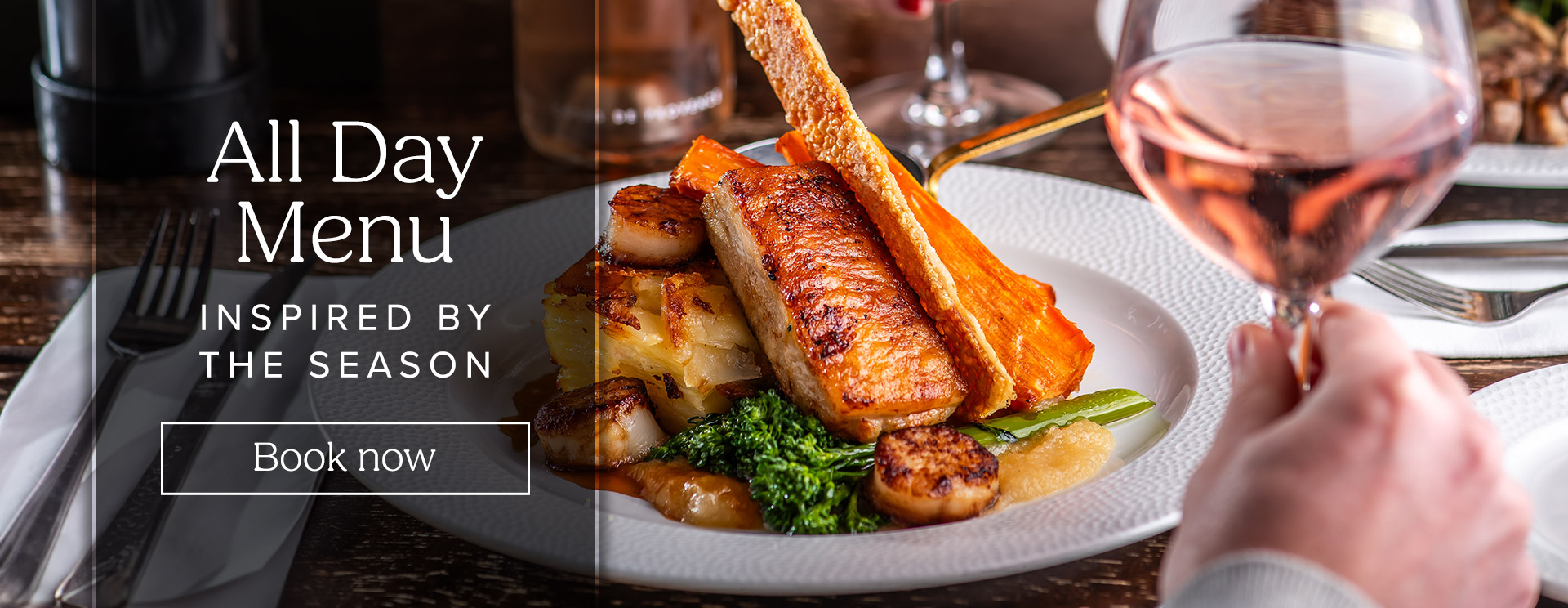 Dinner Menu & Prices | All Day Dining at The Devon Doorway Wirral